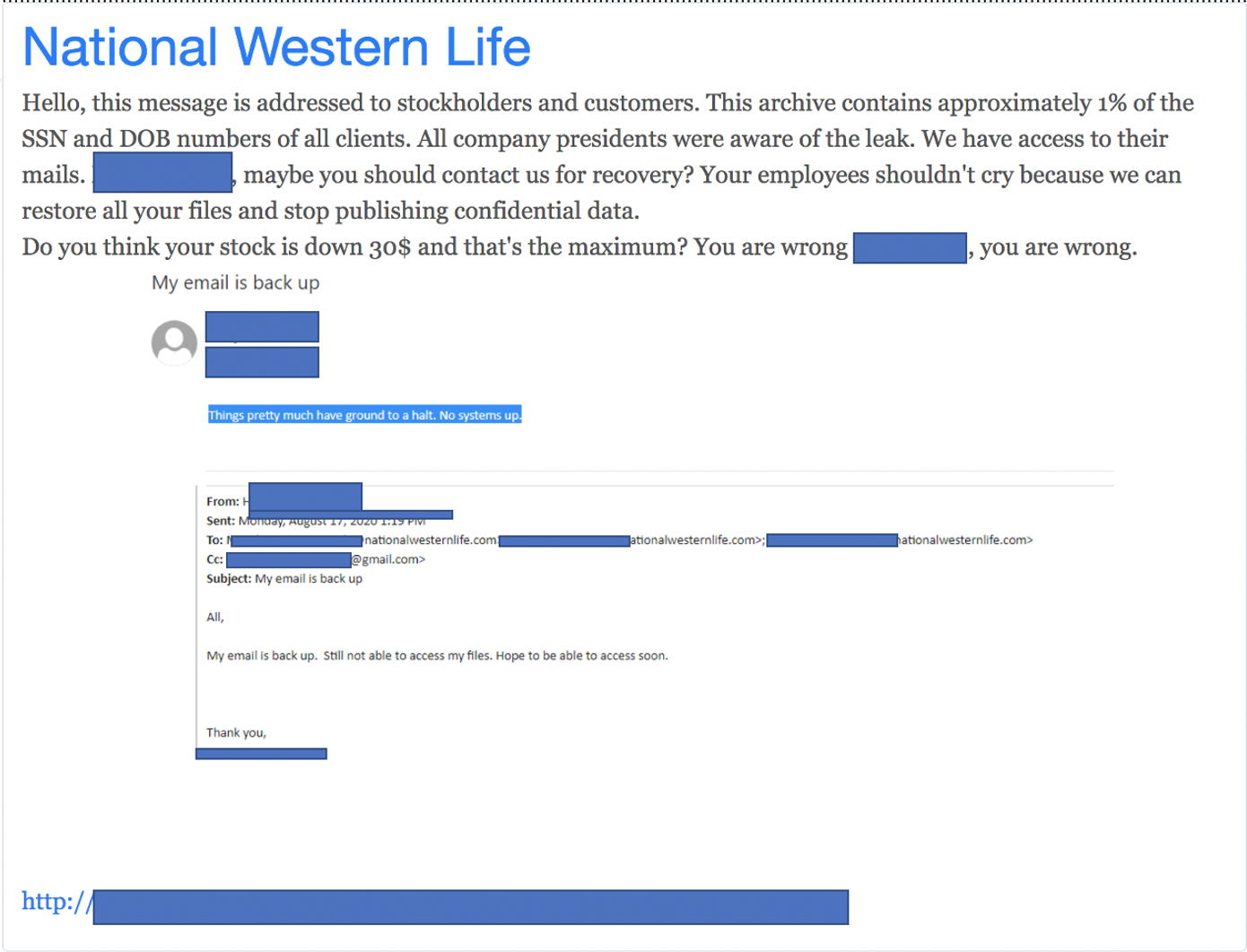 National Western Life Insurance's Ongoing Nightmare