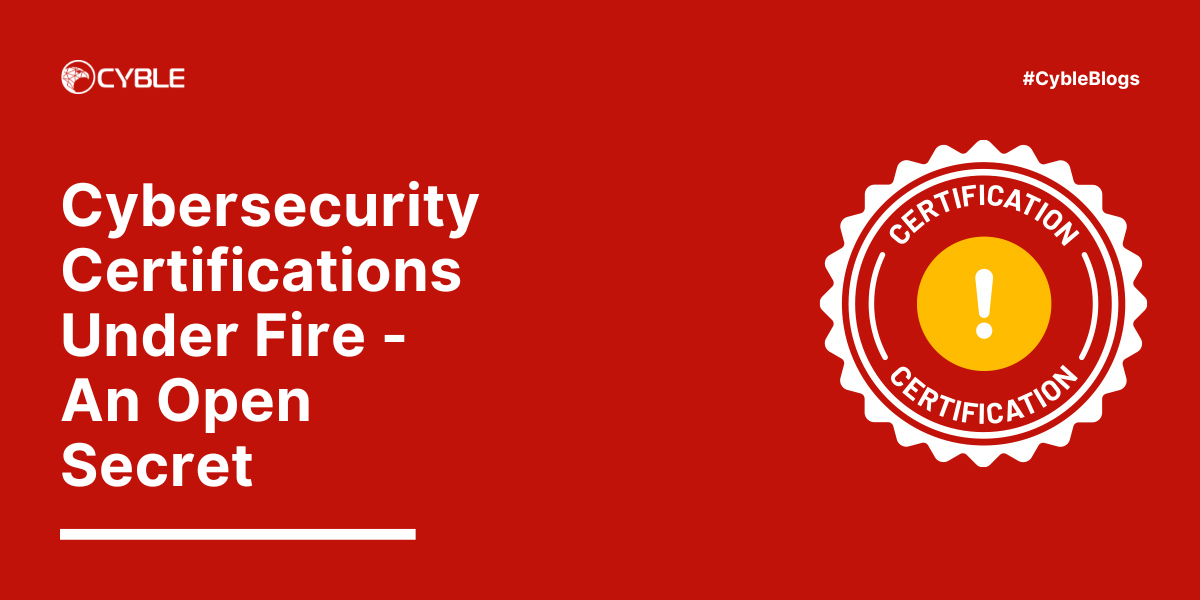 Cyble-Certification-Fraud - Cyble