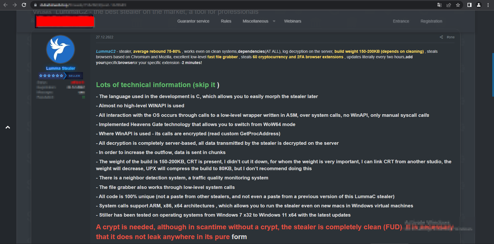 LummaC2 Stealer: Major Threat To Crypto Users' Security