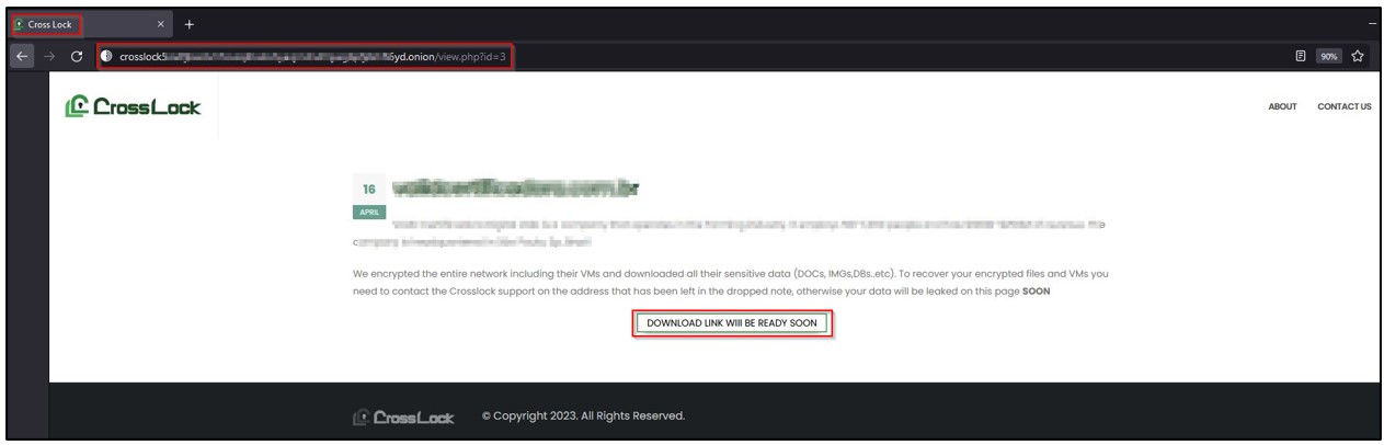 CrossLock Ransomware: New GoLang-Based Threat Emerges