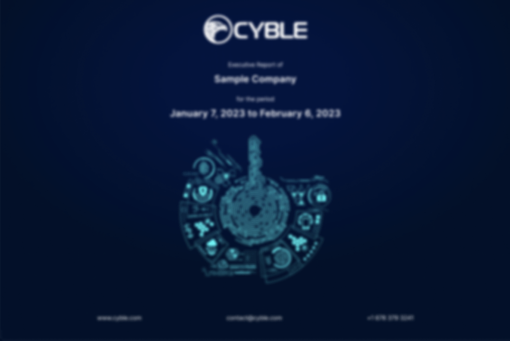 Best Cyber Threat Intelligence Platform - Cyble Vision