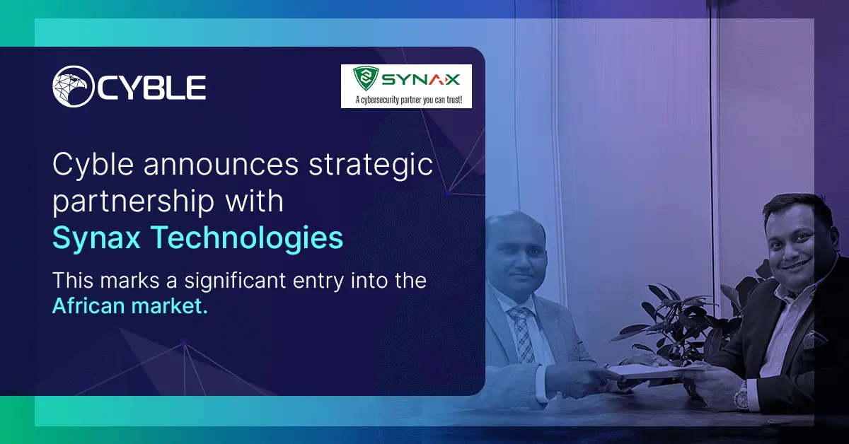 Cyble Partners With Synax Technologies In Africa