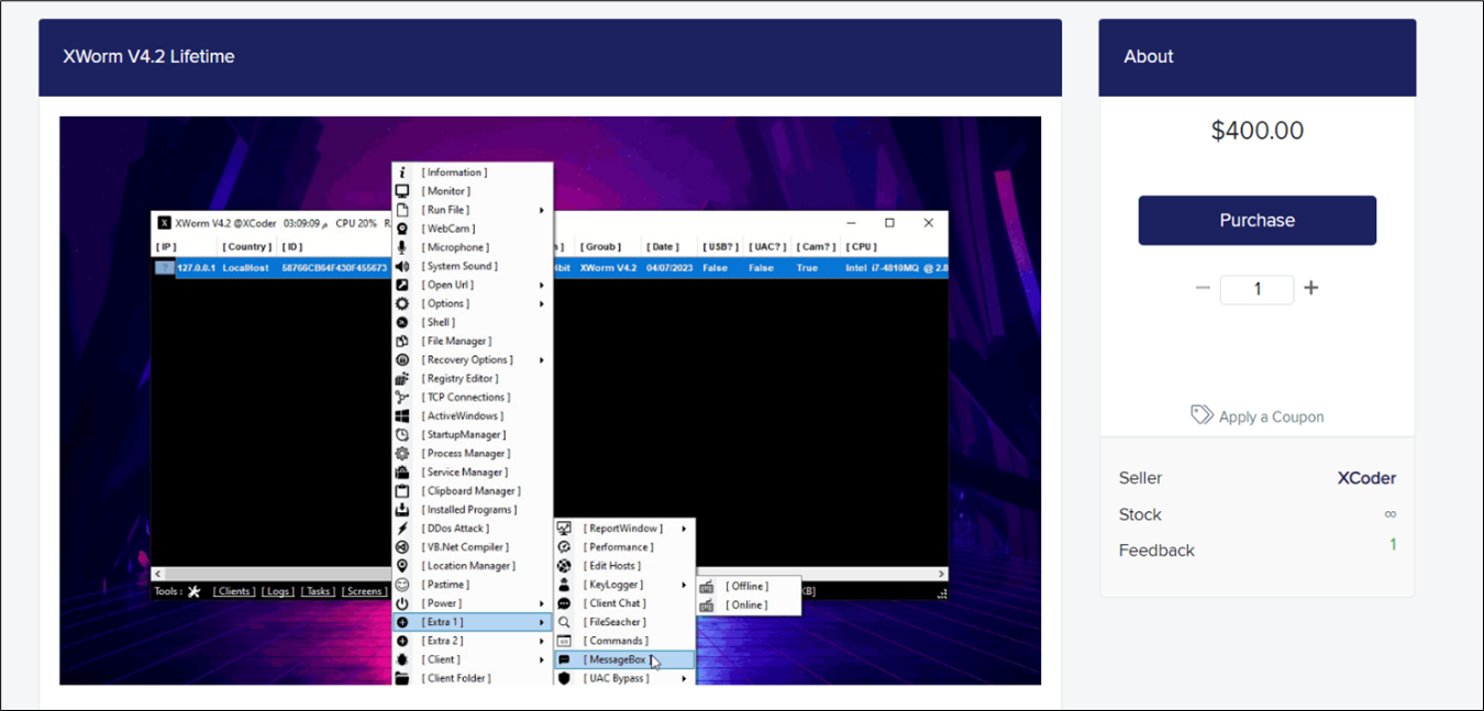 Sneaky XWorm Uses MultiStaged Attack - Cyble