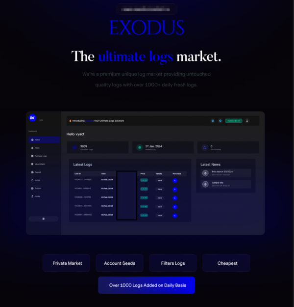 Exodus Marketplace: A Haven For Exiled Criminals - Cyble