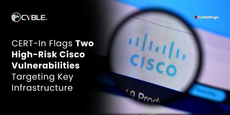 High-Risk Cisco Vulnerabilities Alert By CERT-In