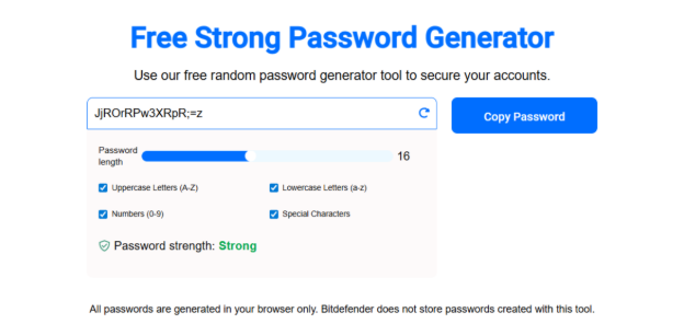 Top 10 Free Websites To Create Strong Passwords And Secure